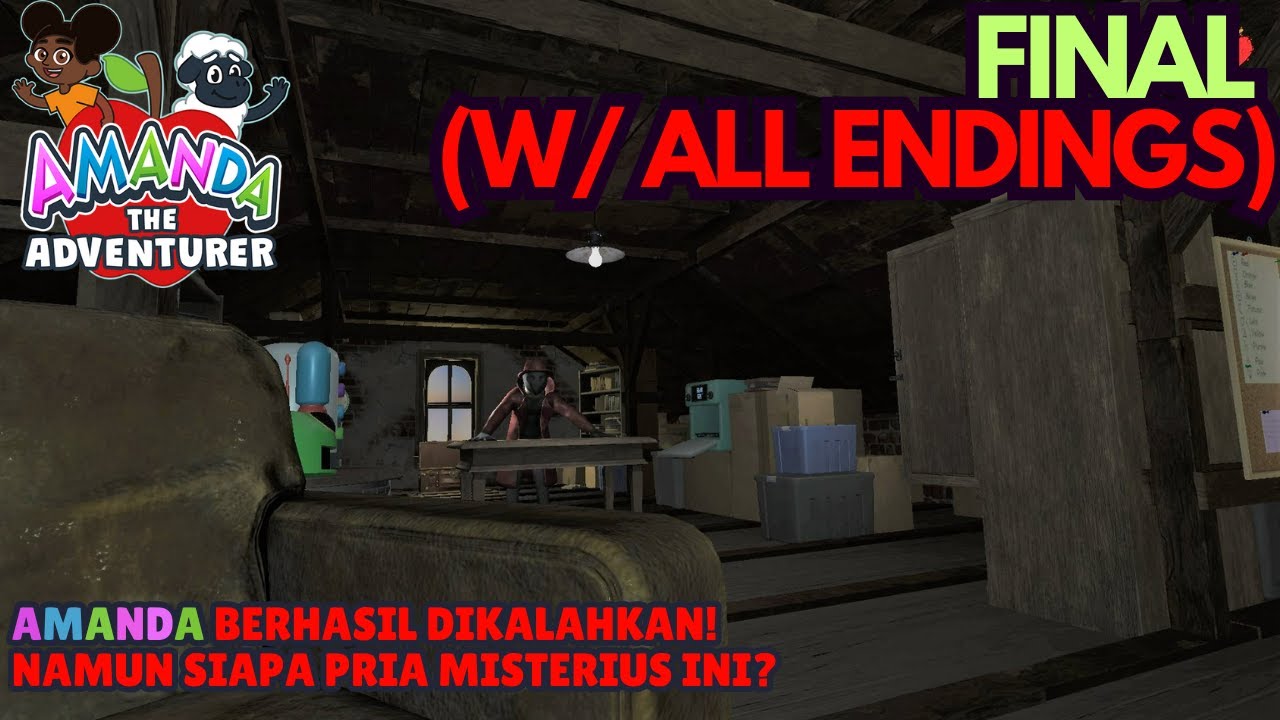 SAYA BERHASIL MENGALAHKAN AMANDA! NAMUN! | Amanda The Adventure Final ...
