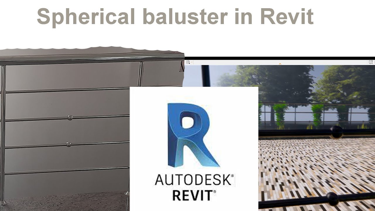 Sphere Bubble Railing in Revit - YouTube