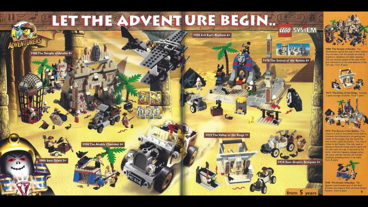 Historia serii LEGO Adventurers i pochodnych - YouTube