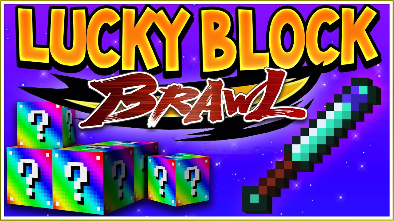 Minecraft LUCKY BLOCK BRAWL w/ FRIENDS- Cheap Shots! - YouTube