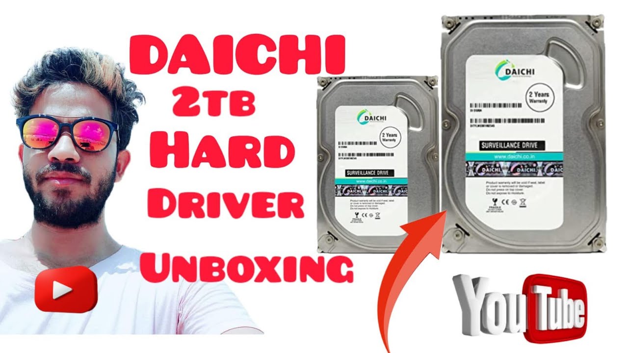 Hard Disk Unboxing | Daichi Hard disk unboxing | surveillance Hard Disk Unboxing | 2TB HDD ...