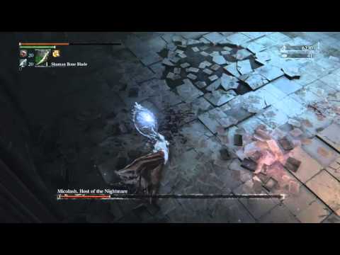 bloodborne - micolash vs loch shield - YouTube