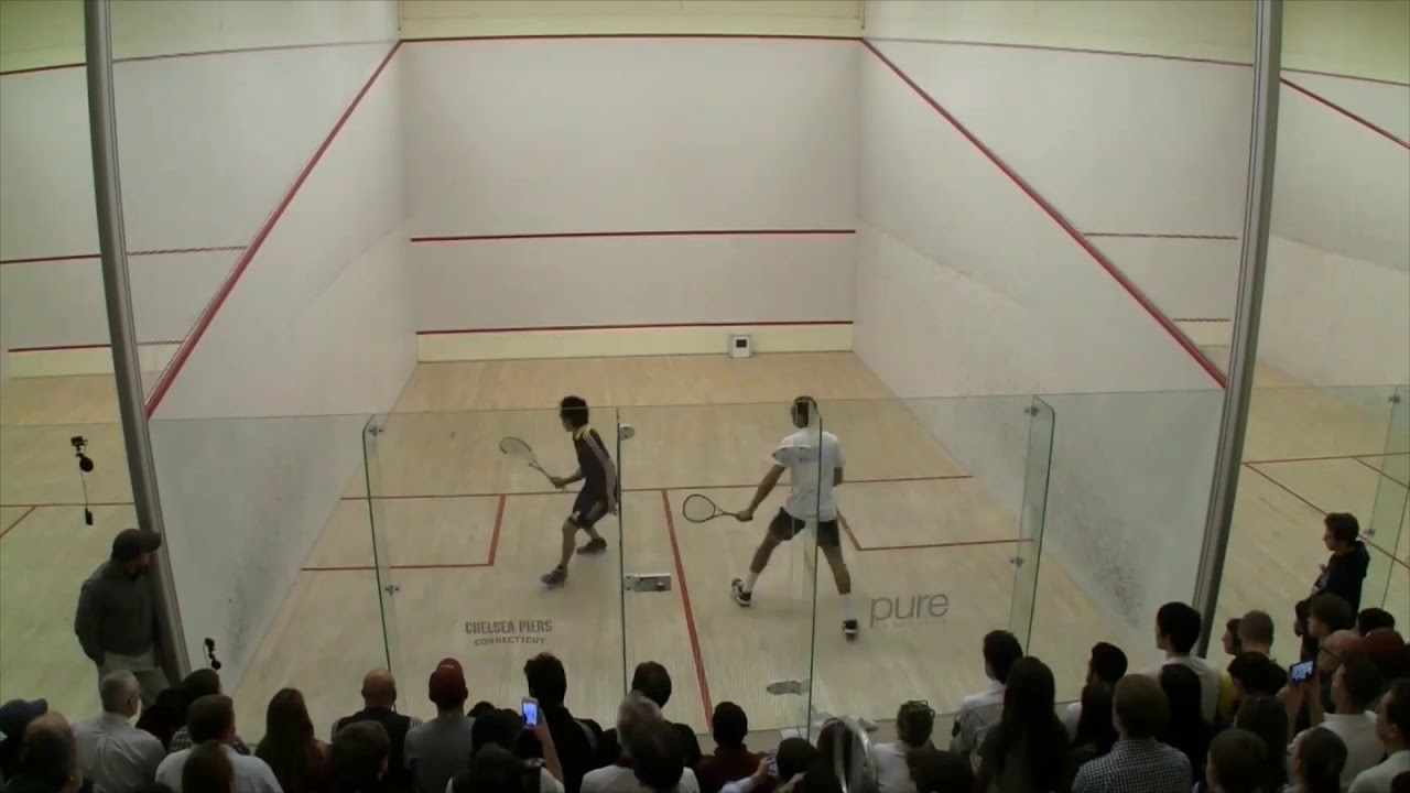 Men's College Squash: 2016 Pool Trophy Final - Abdel Khalek (Bates) vs ...