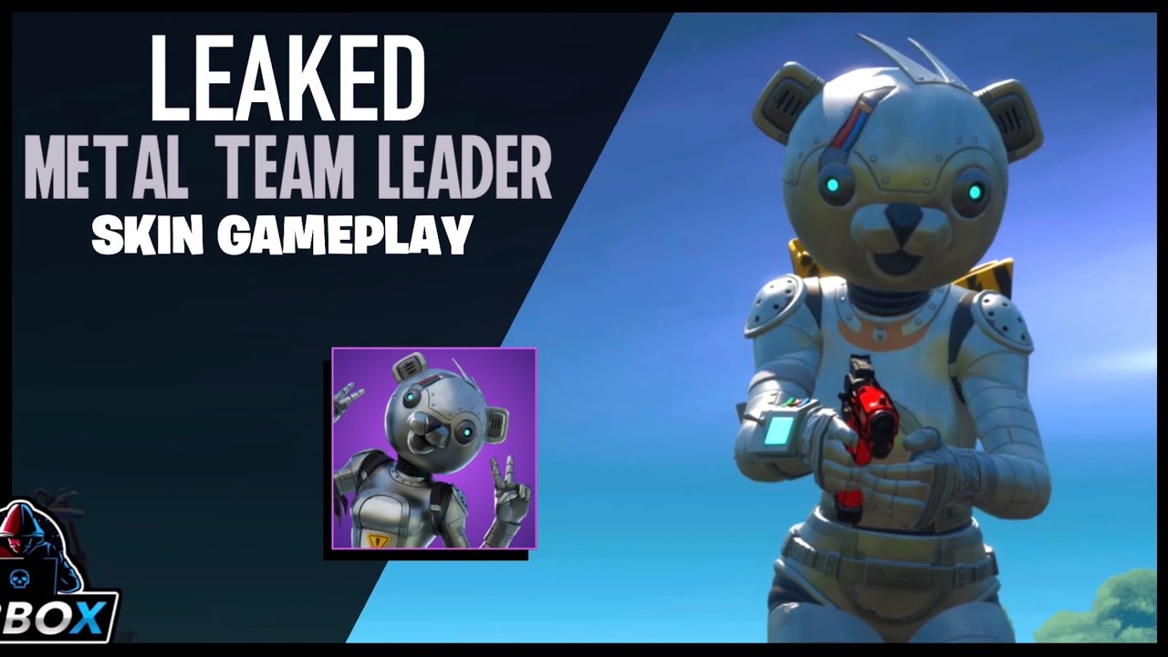 LEAKED “METAL TEAM LEADER” SKIN GAMEPLAY!!! - Fortnite Battle Royale ...