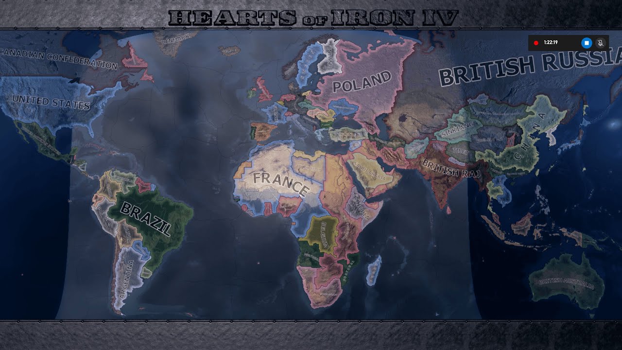 [Hoi4] Hearts of Iron IV Democratic Britain Full Game Walkthrough - YouTube