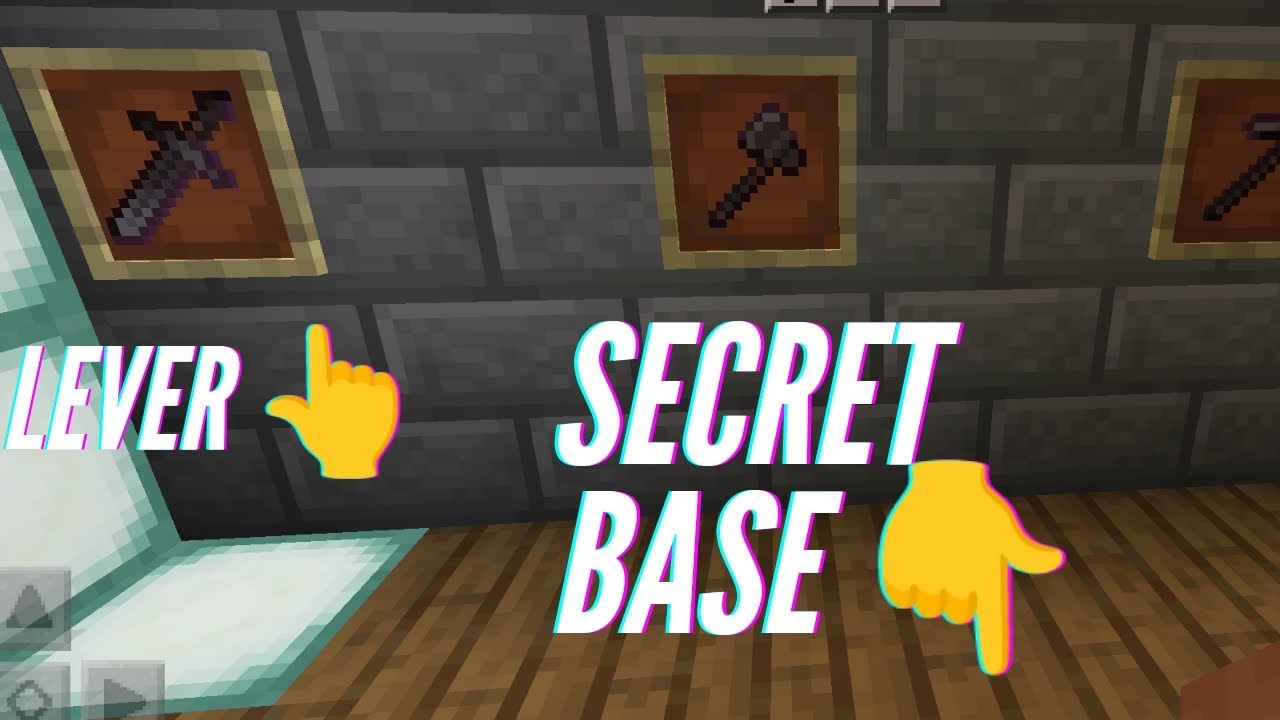 item frame secret base in Minecraft - YouTube