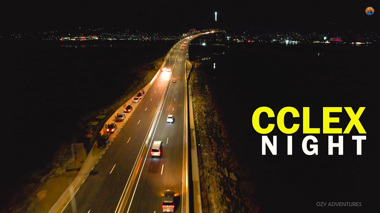 CCLEX Night Drone | More Motorists Driving |Spectacular View - YouTube