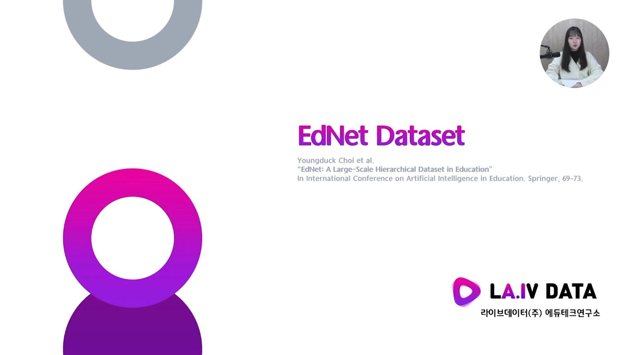 [EdTech 입문] Dataset_EdNet | 런핏 - YouTube