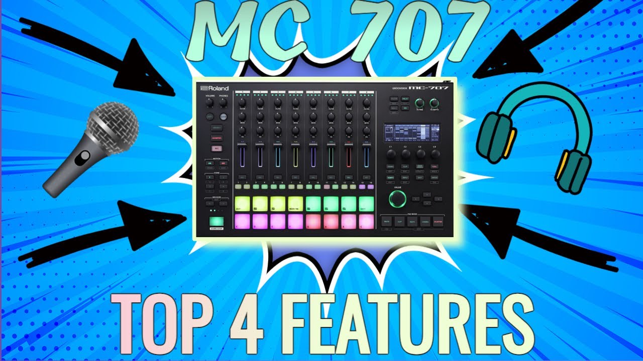 MC 707 Top 4 Features Review - YouTube