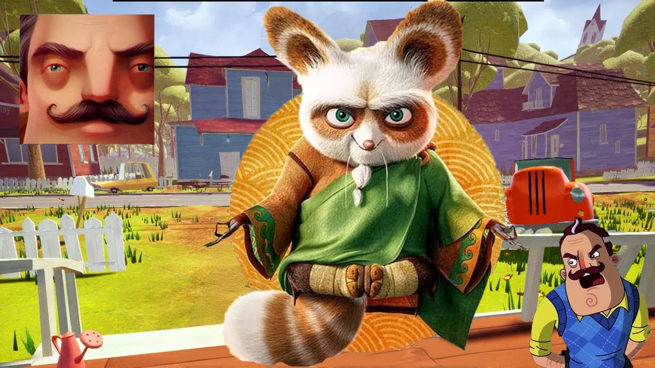 Hello Neighbor - My New Neighbor Kung Fu Panda Master Shifu Final ...