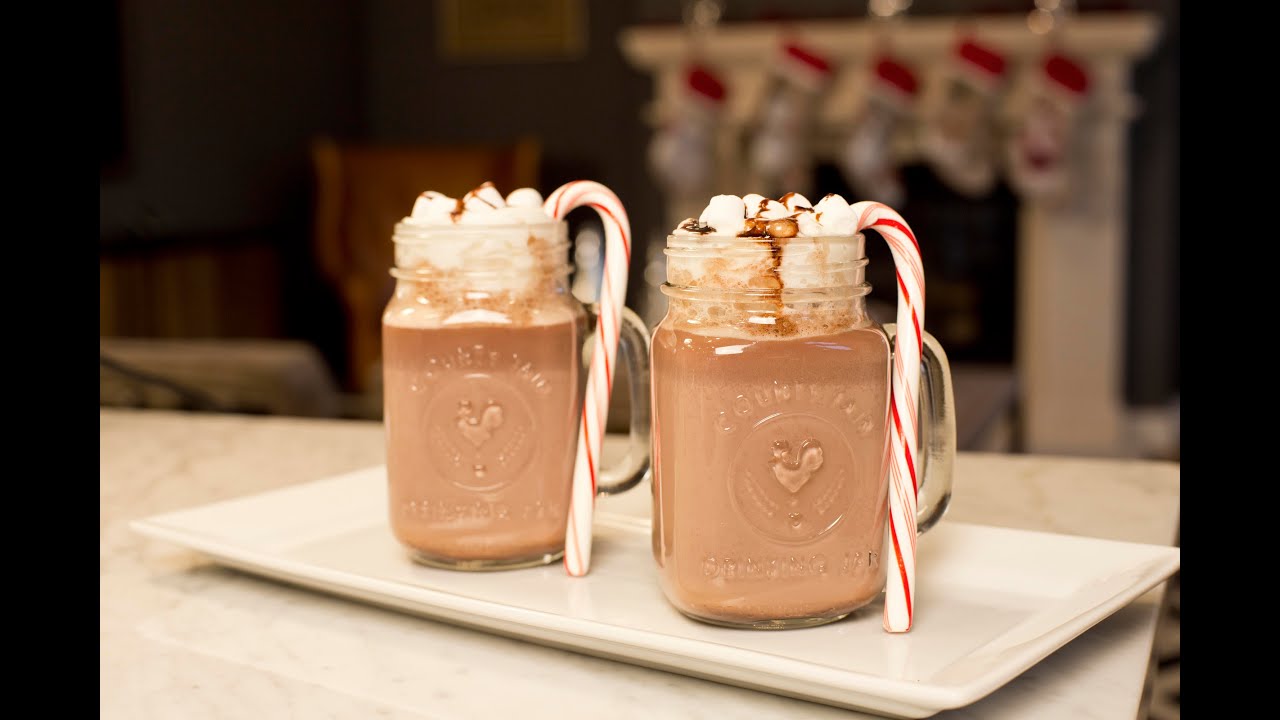 Bebida navideña de chocolate / Cómo hacer una bebida para navidad - YouTube