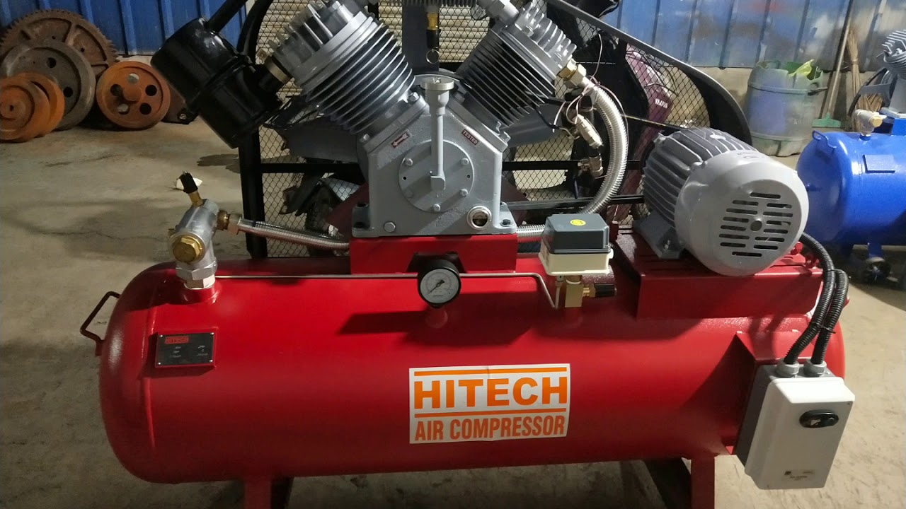 HITECH 5HP HIGH PRESSURE AIR COMPRESSOR MOTOR STARTER AND ALL ...