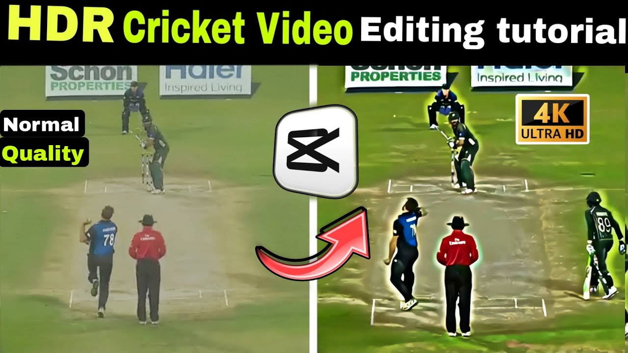 How to Make HDR Cricket video Editing || Capcut video Editing || Tiktok ...