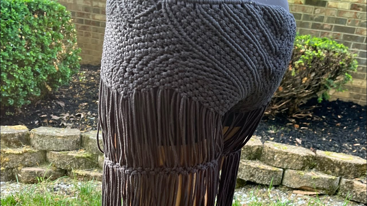 The Beginning DIY Macrame Pants - YouTube