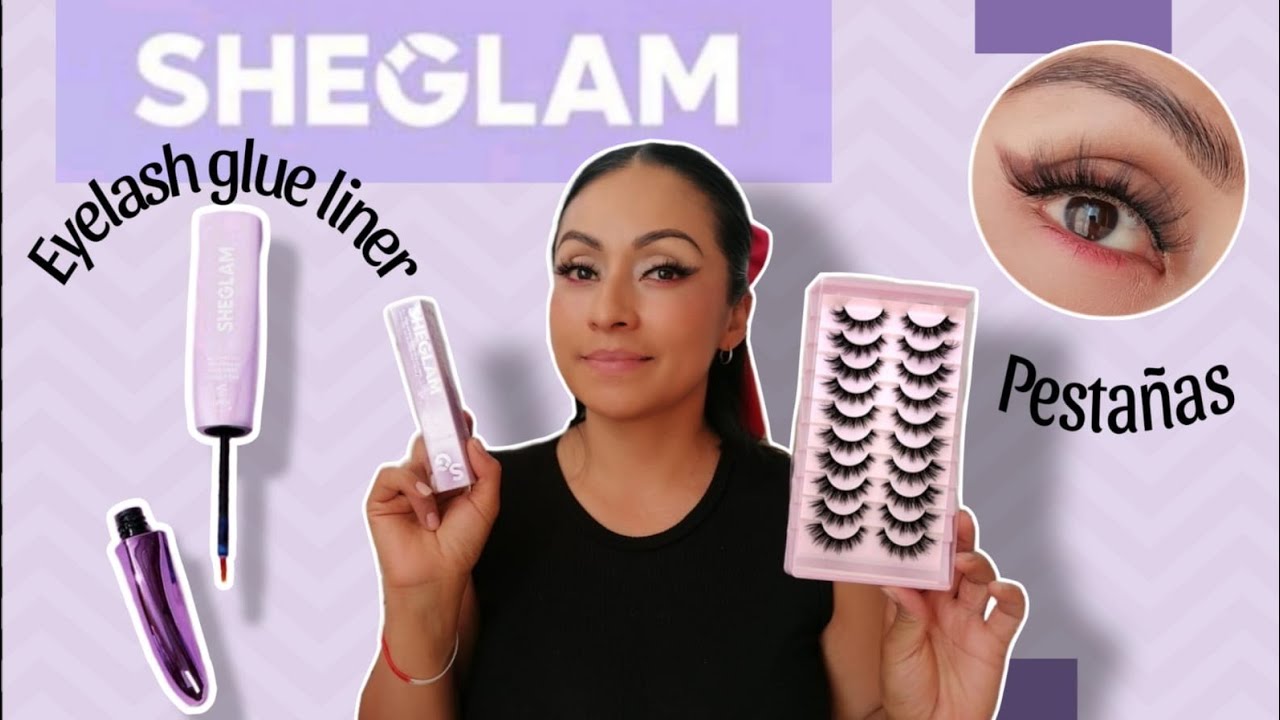 🌟PESTAÑAS Y PEGAMENTO DE SHEGLAM👍🏻eyelash glue liner | te van a ...