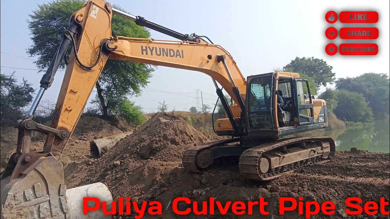 Puliya Culvert Pipe Set|| construction work|| viral vlog ...