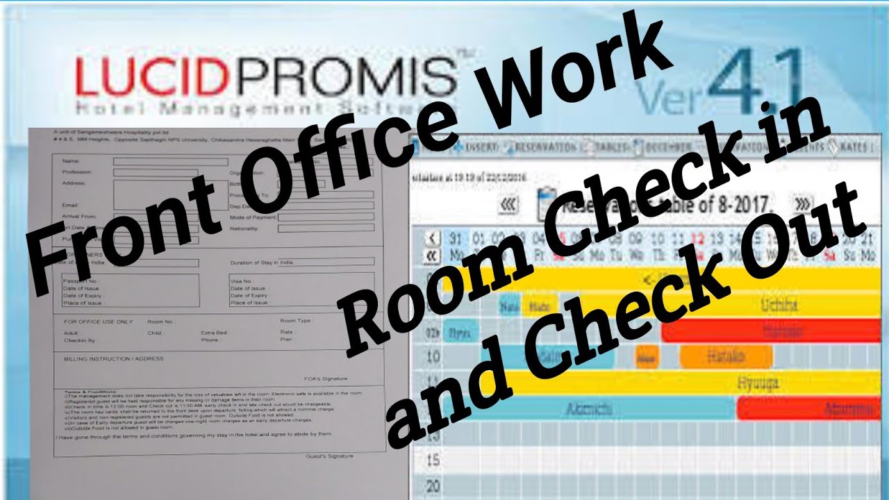 #Lucid software use.#Hotel Reception check in - YouTube