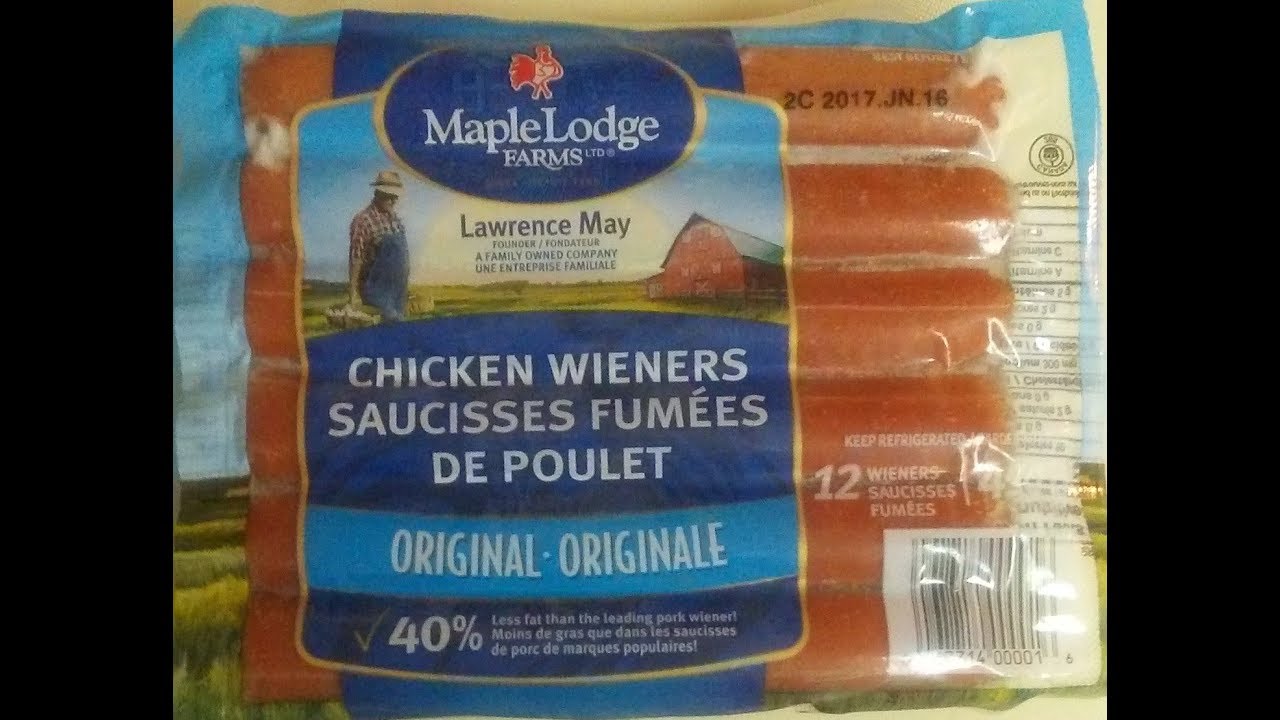 Maple Lodge Chicken Wieners 2017 - YouTube