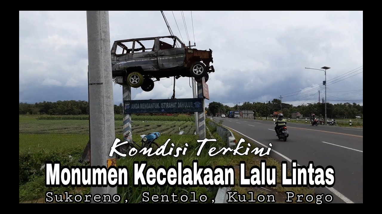Kondisi Terkini Monumen Kecelakaan Lalu Lintas. Selasa, 17 Januari 223 ...