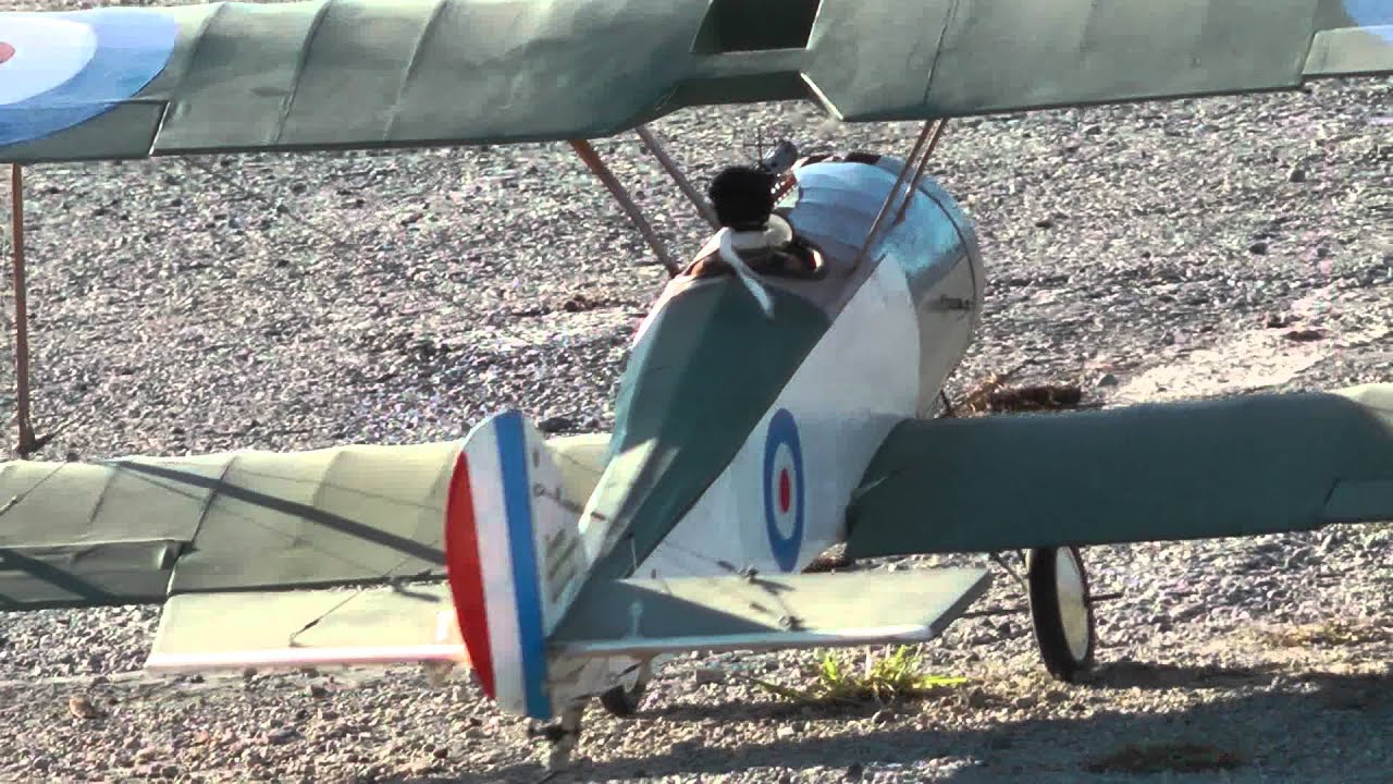 Flair Sopwith Pup Electric Conversion - YouTube