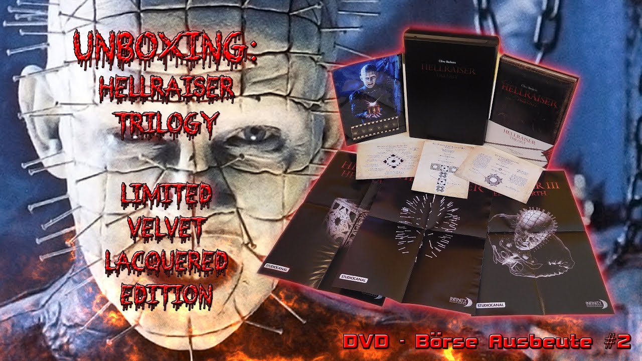 Unboxing - Hellraiser Trilogy - Limited Vevet Lacquered Edition - YouTube