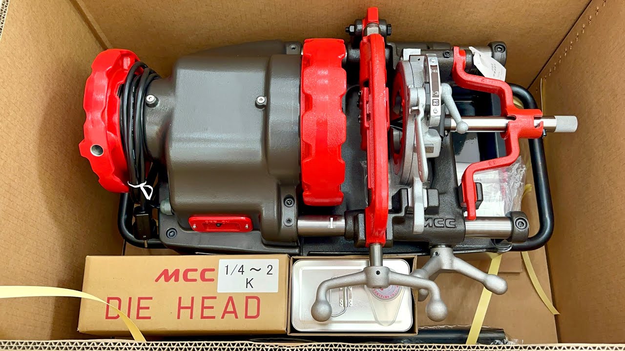 Khui thùng Máy tiện ren ống - bulong MCC 800 đường kính tới 3 inch Made ...