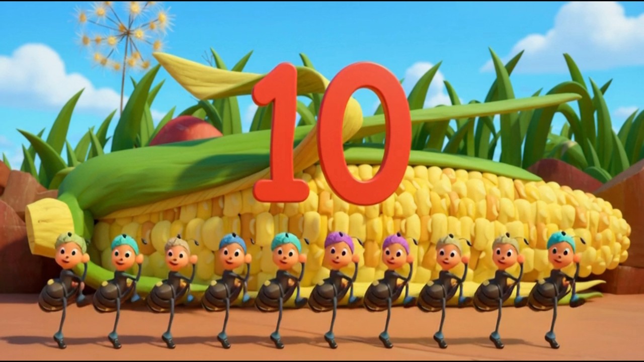 Ten Little Ants Are Marching | Nursery Rhymes | Little Bee - YouTube