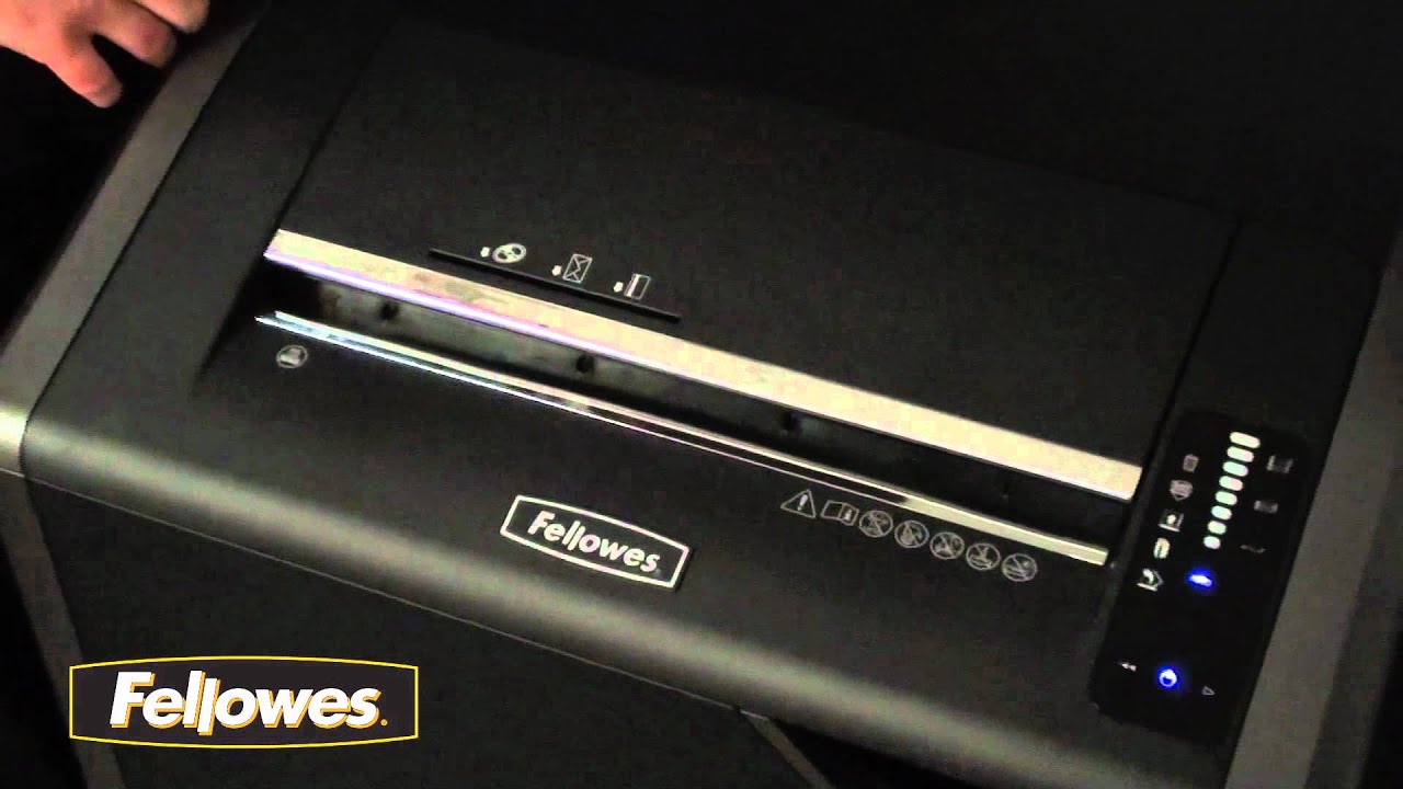 Fellowes Powershred® 485Ci 100% Jam Proof Cross-Cut Shredder Demo - YouTube