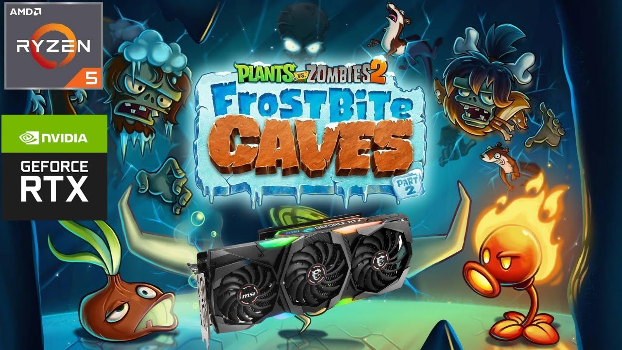 🔴Frostbite Caves Plants vs. Zombies 2 | RYZEN 5 5500 | RTX 2070 SUPER ...