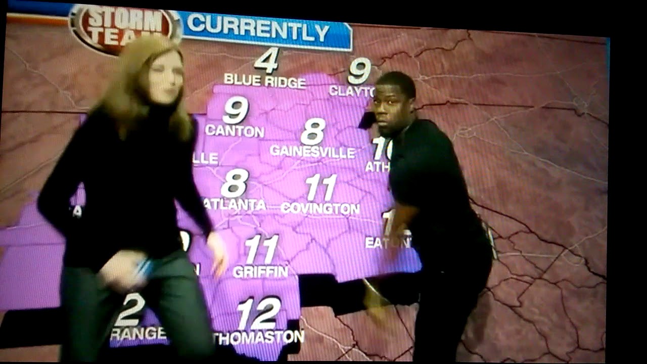 Kevin Hart was the weatherman at Atlanta Fox 5 - YouTube