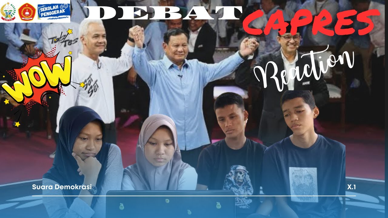 "Serius dan Semangat melihat Debat Capres 2024" | P5 Suara Demokrasi X ...