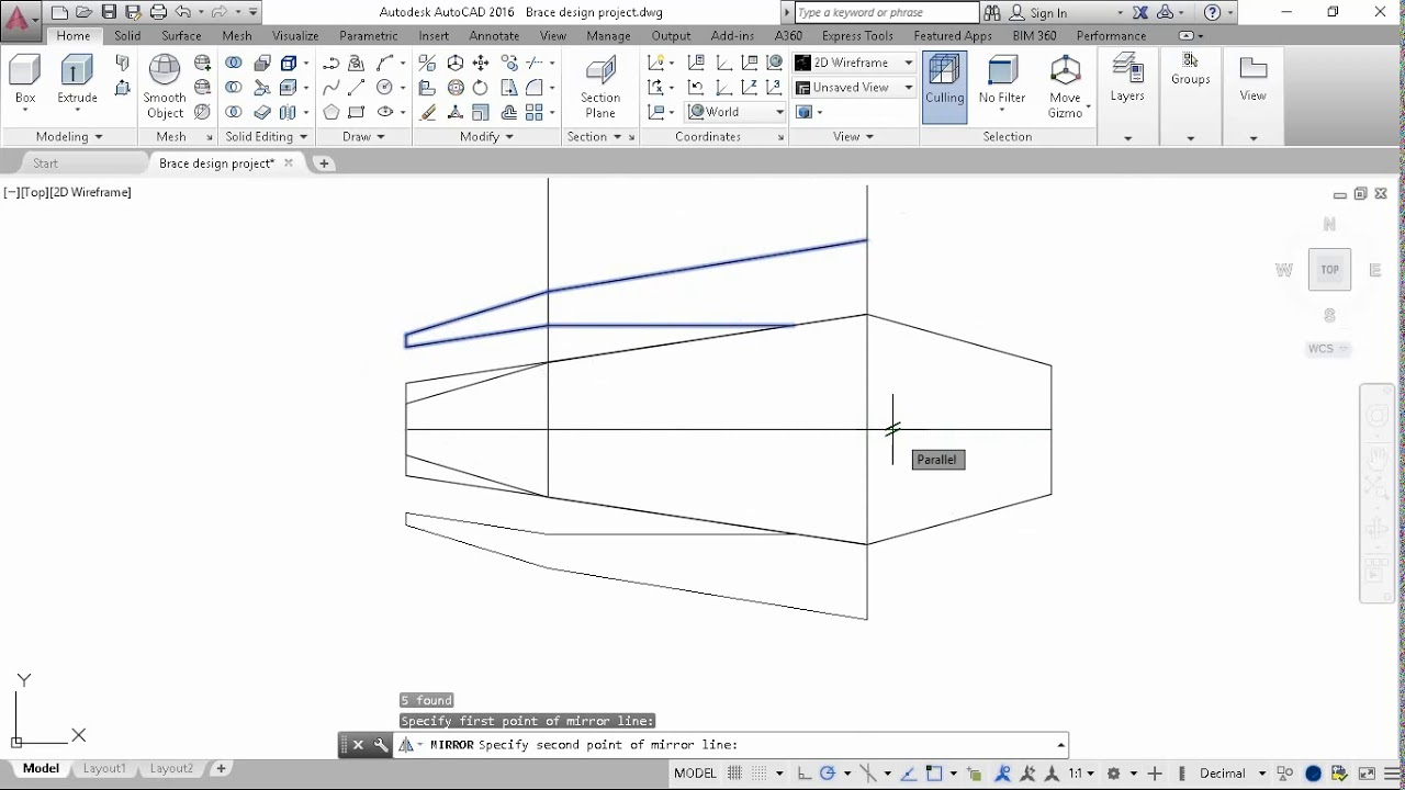| Chuck jaw Front view | AUTOCAD - YouTube