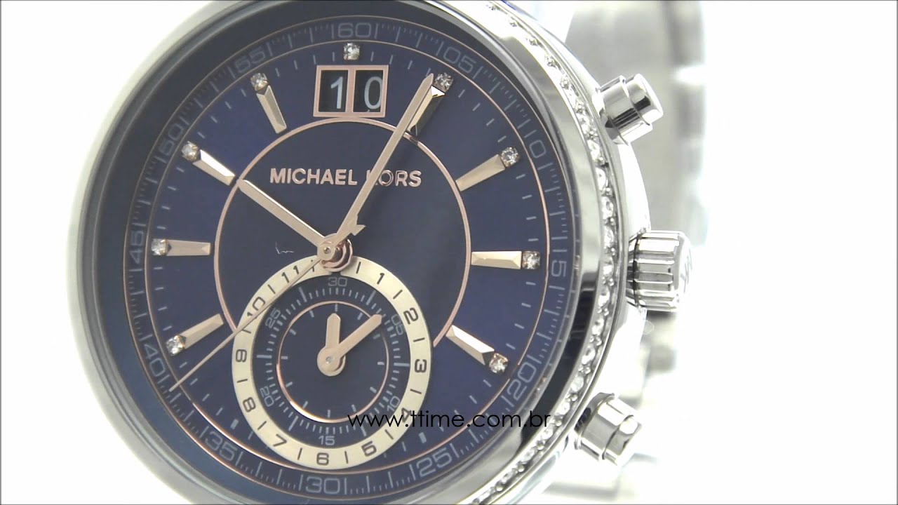 Relógio Michael Kors Sawyer MK6224/1AN - YouTube