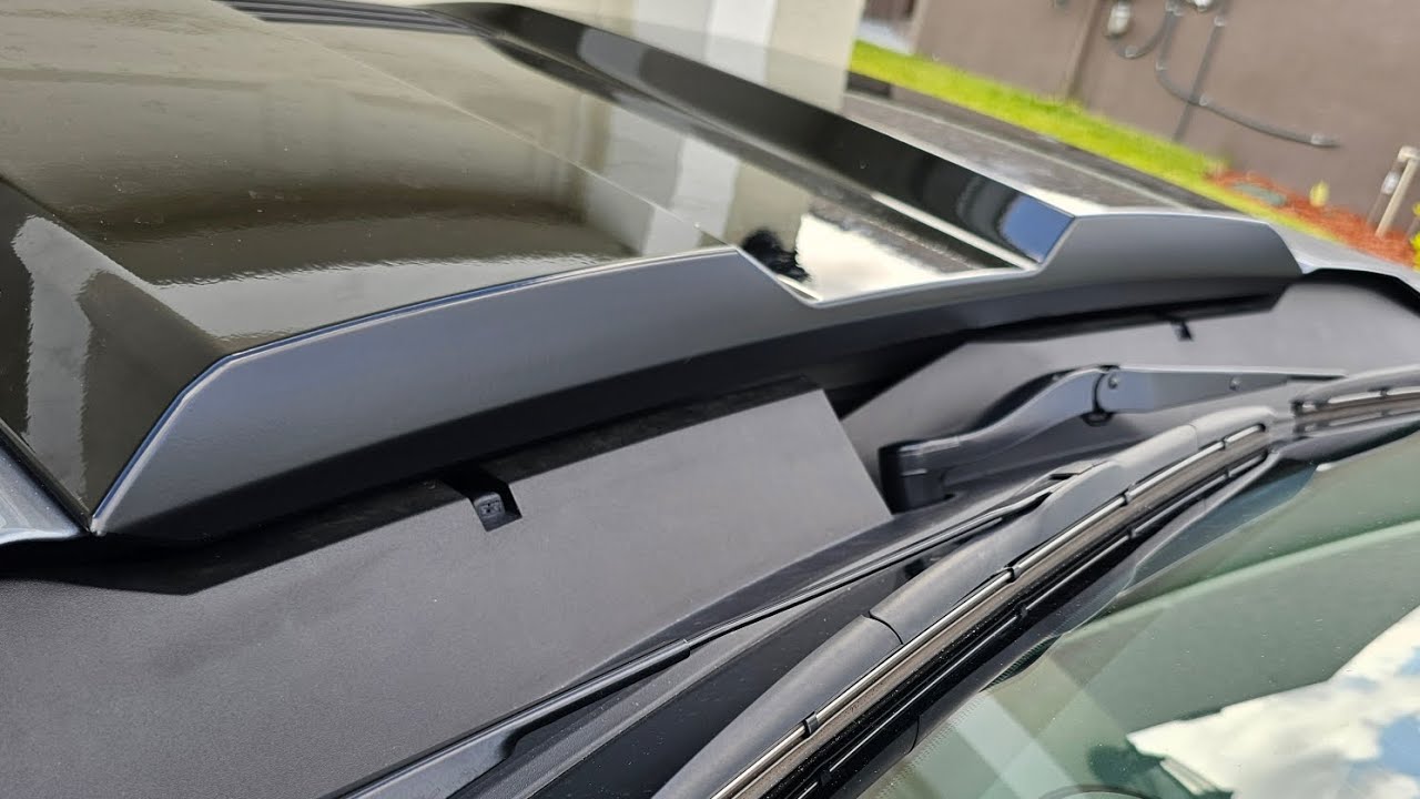 Kaos Design Company Chevy Trail Boss Hood Scoop Anti Glare Single Piece ...