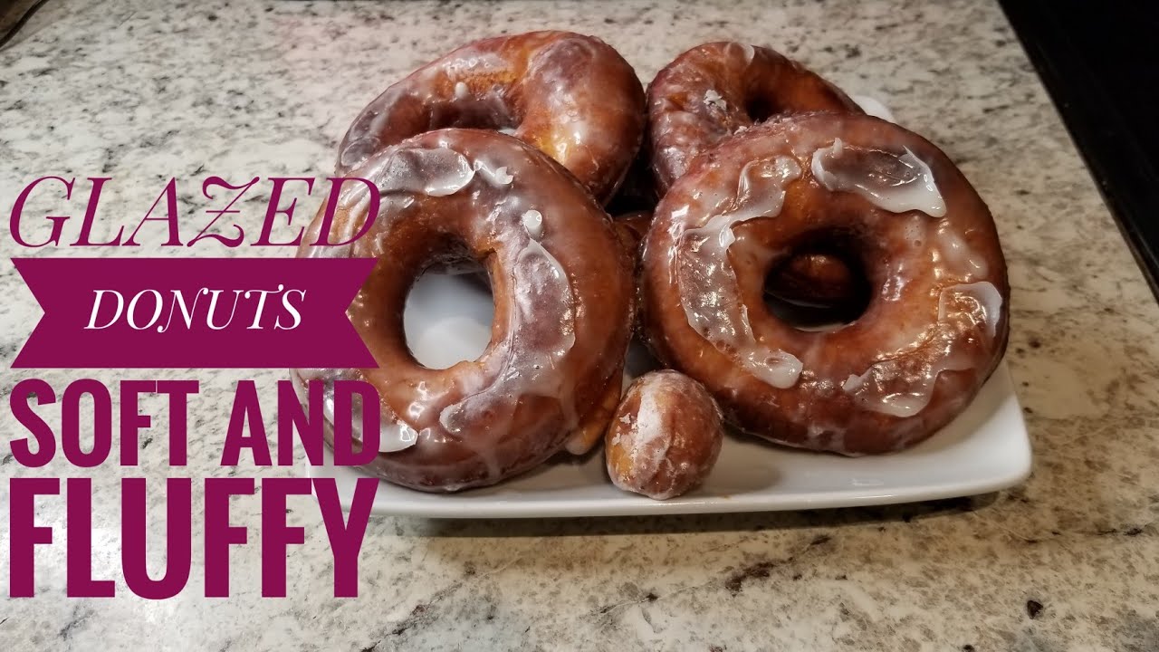 HOW TO MAKE GLAZED DONUTS SOFT AND FLUFFY WITH YEAST - YouTube