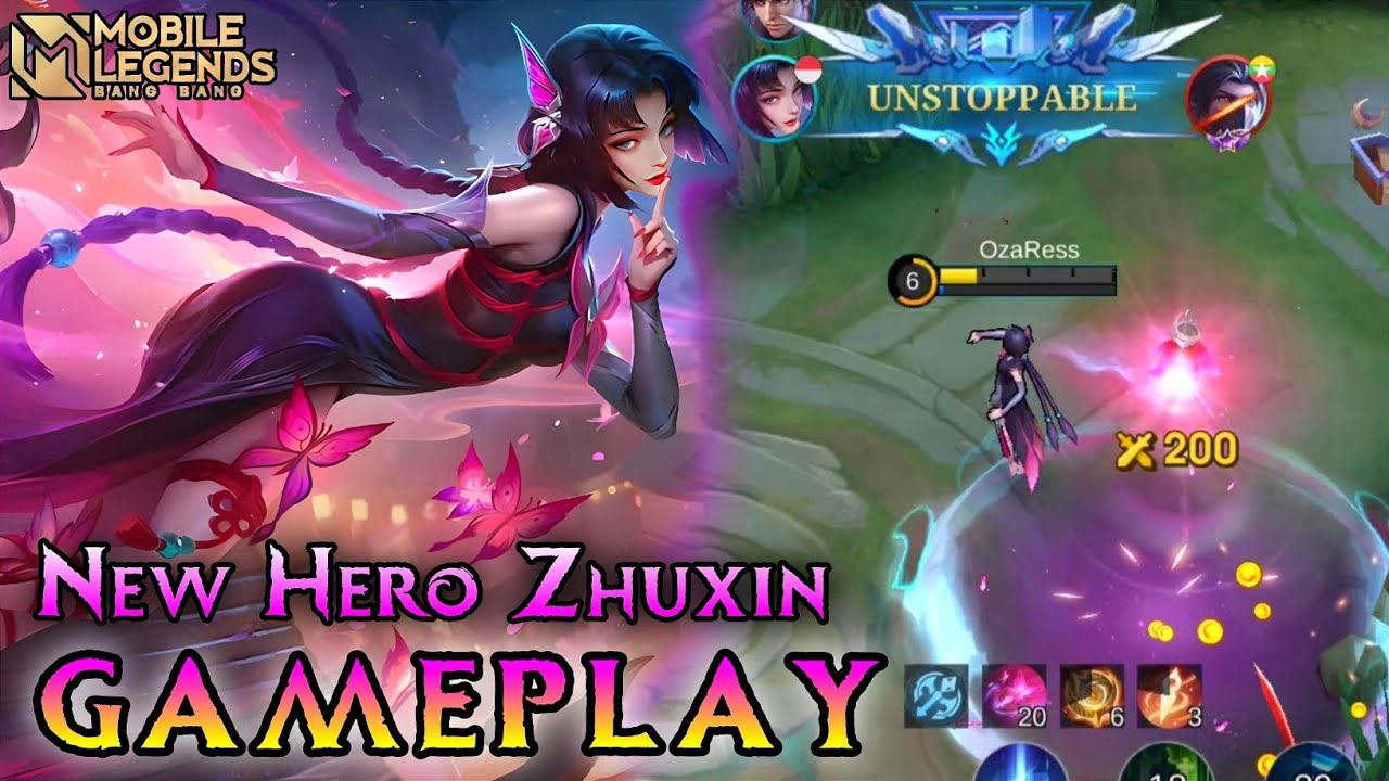New Hero Mage Zhuxin Gameplay - Mobile Legends Bang Bang - YouTube