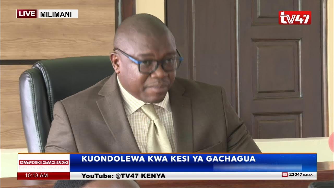 Ruling on withrawal of DP Gachagua's KSh 7.4B graft case - YouTube