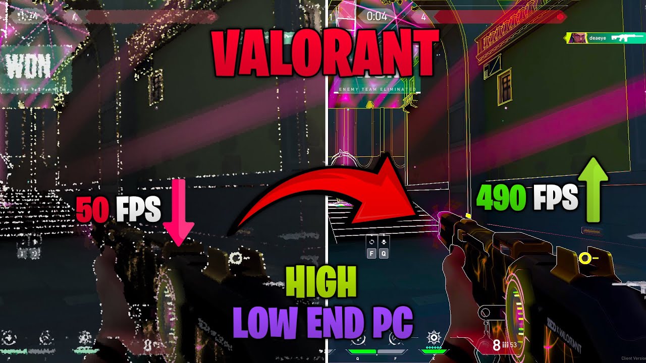 Valorant High Low End Pc | Lag Fix, Max FPS - YouTube