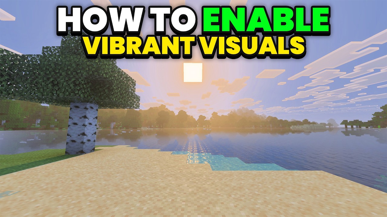 How To Turn On Vibrant Visuals In Minecraft Bedrock! (1.21.9) - Xbox ...