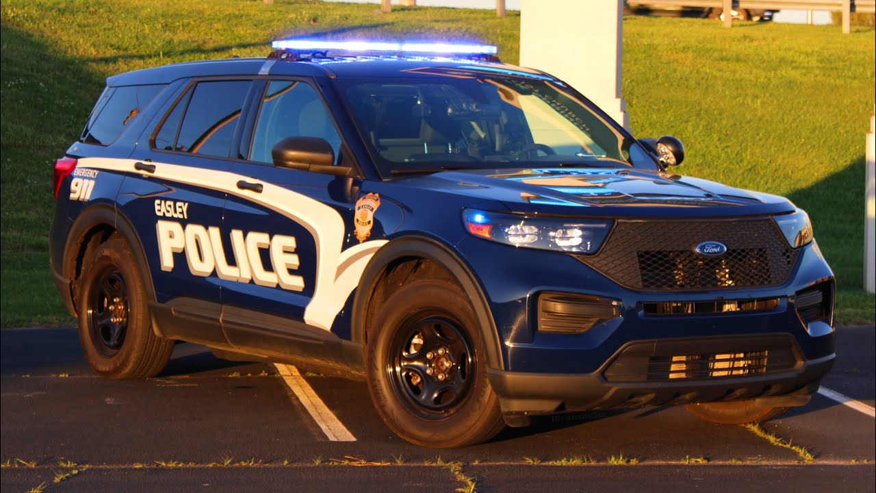 Easley (SC) Police Department Ford Police Interceptor Utility - YouTube