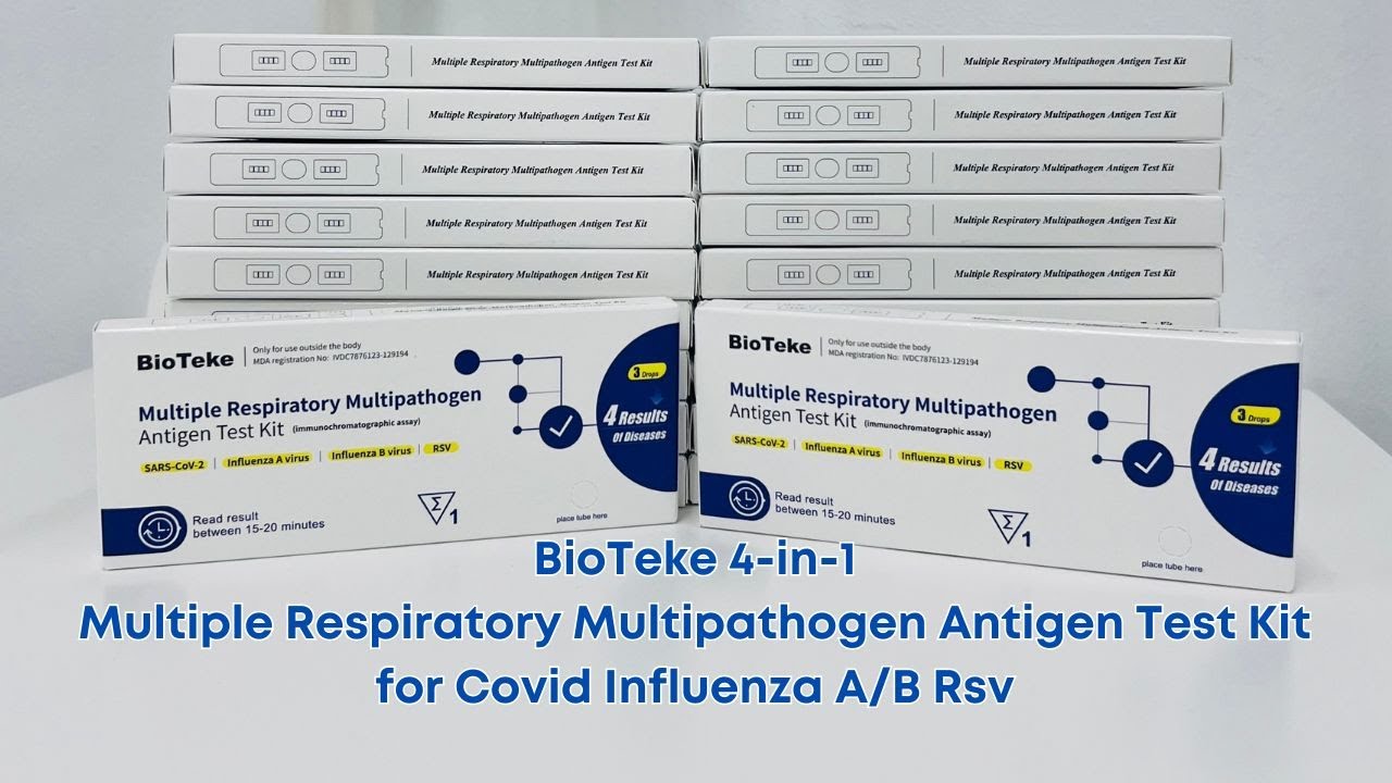 BioTeke Malaysia- 4in1 Multiple Respiratory Multipathogen Antigen Test ...