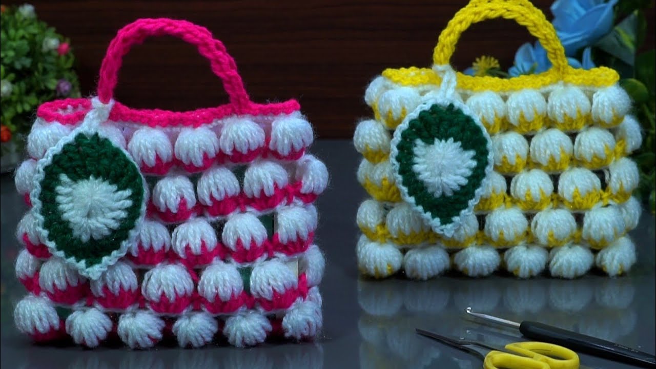 Crochet Small Bag 💗🎀 Beginner Friendly Tutorial | Handmade with Love ...