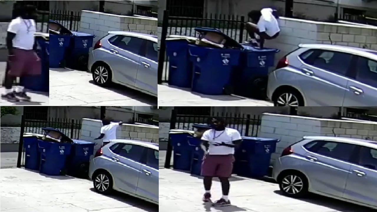 Boskoe dumpster diving in the Trash Can? (Security Footage Video) - YouTube