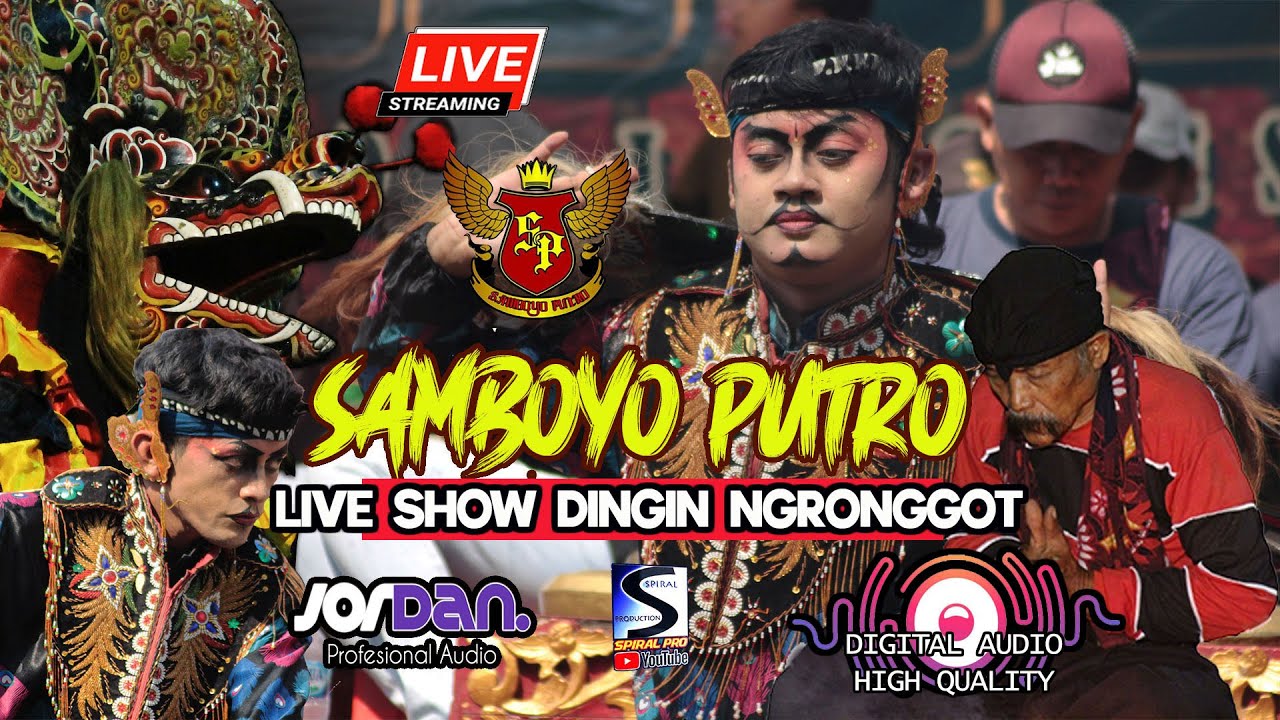 LIVE SAMBOYO PUTRO DINGIN NGRONGGOT FEAT JORDAN AUDIO - YouTube