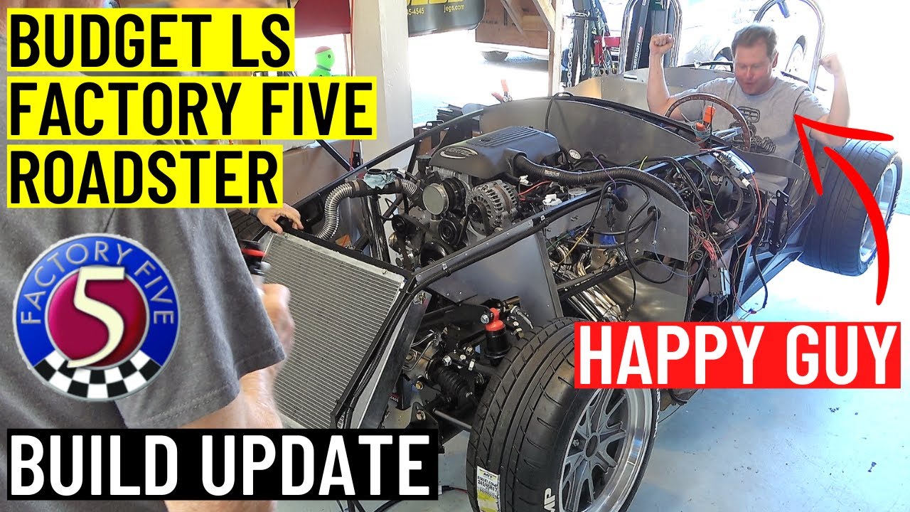 Budget LS Factory Five Cobra | Build Update 35 | First Start - YouTube