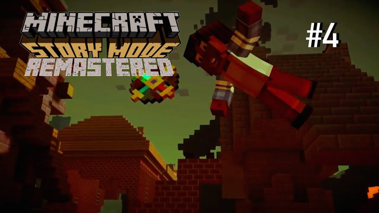 Minecraft Story Mode Remastered #4 (w/commentary) | BOOMTOWN!!! - YouTube
