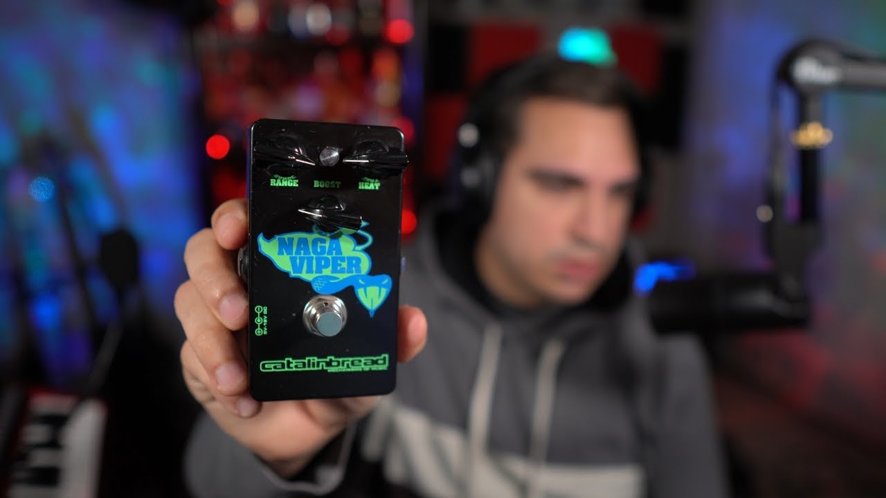 Catalinbread Naga Viper: Treble boosting with high gain - YouTube