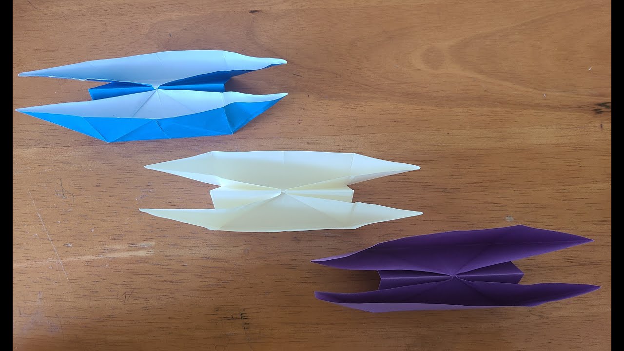 Origami Catamaran | Easy origami - YouTube