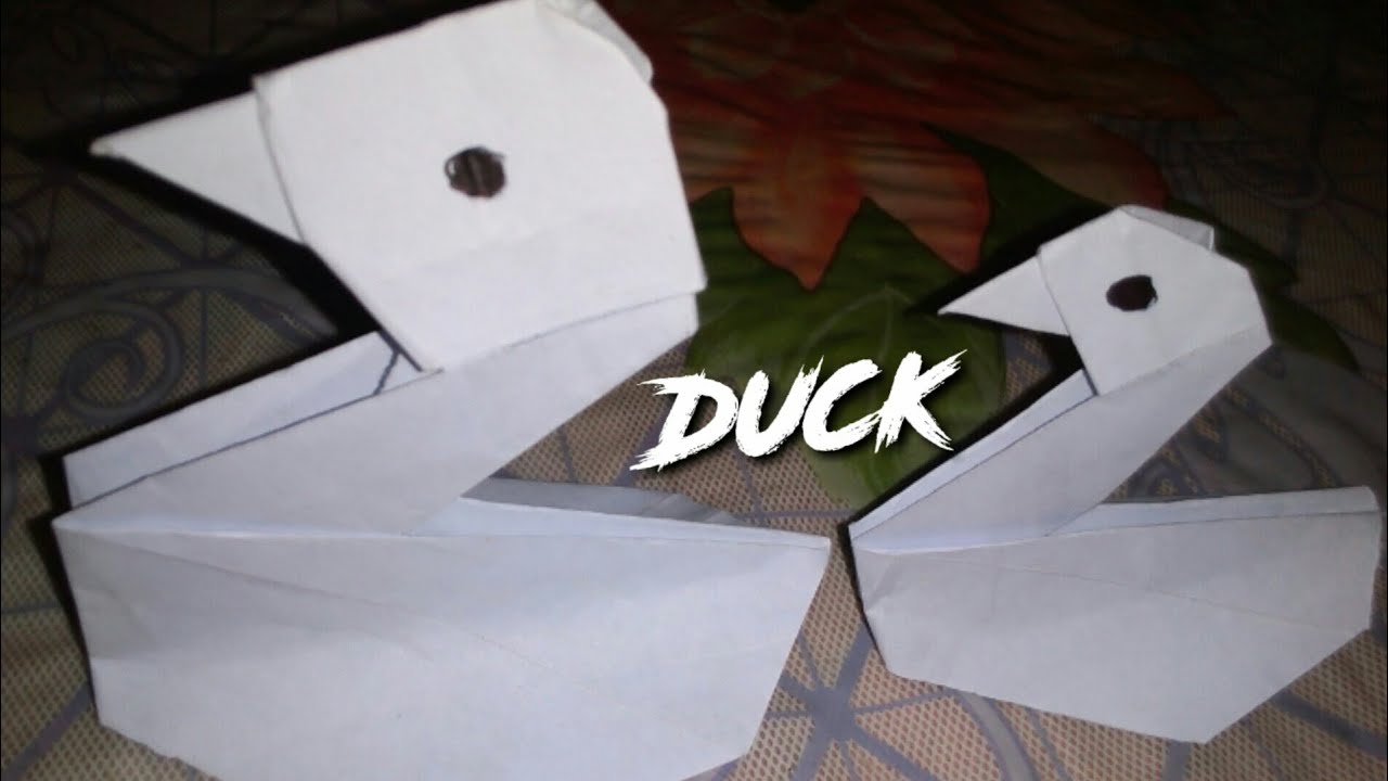 Paper duck_How to make a paper duck_ কাগজ_দিয়ে_হাঁস_তৈরি_করা_শিখুন ...