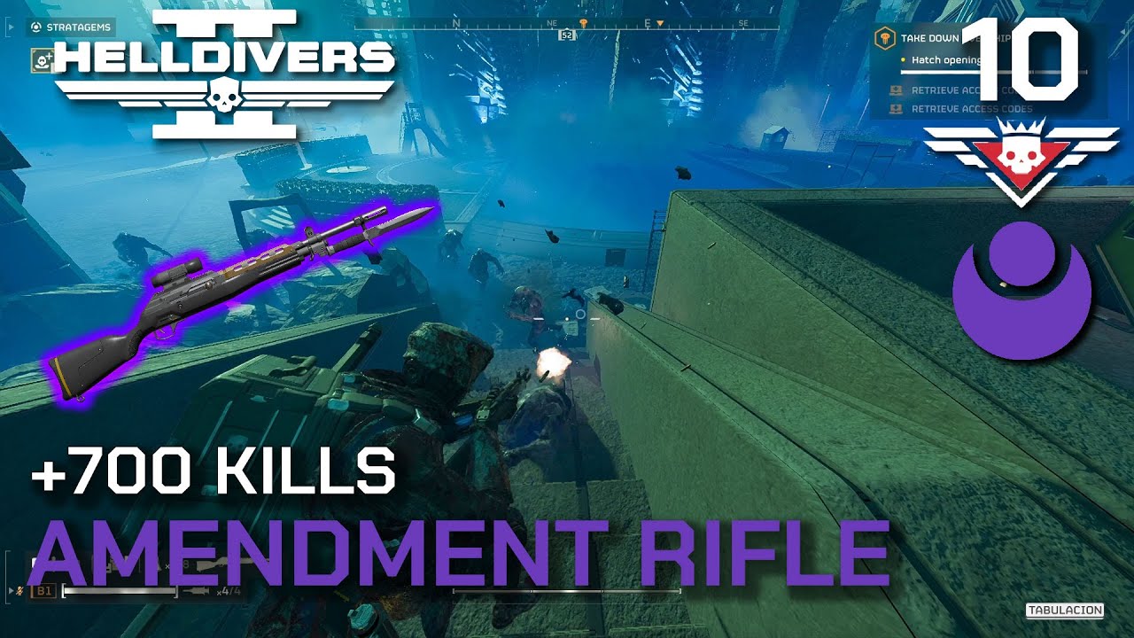 Helldivers 2 - The AMENDMENT RIFLE Erases ILLUMINATES - No Deaths ...